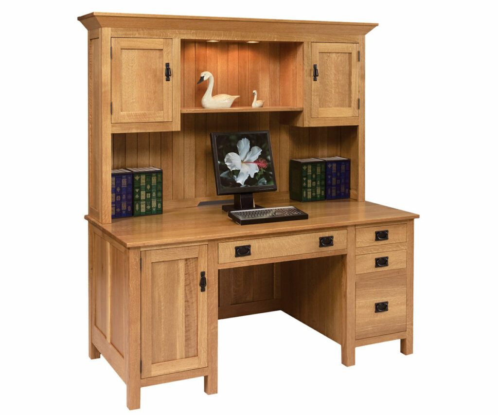 Mission Computer Desk | Woody's Furniture
