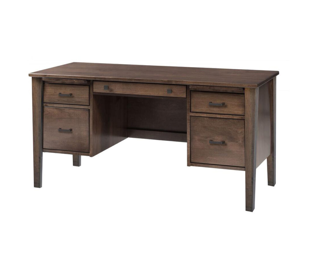 Woodland Shaker Credenza Desk | Woody's Furniture