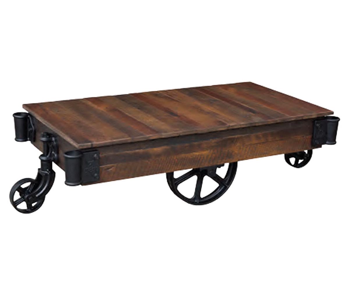 Urban Railroad Cart Coffee Table | Woody's Furniture